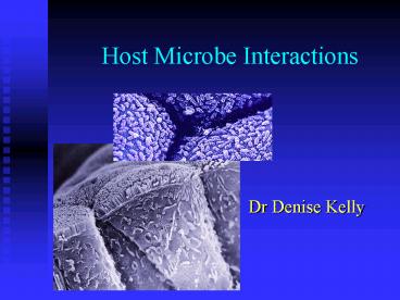 PPT – Host Microbe Interactions PowerPoint presentation | free to view ...