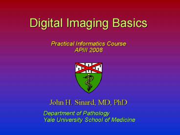 PPT – Digital Imaging Basics PowerPoint presentation | free to view ...