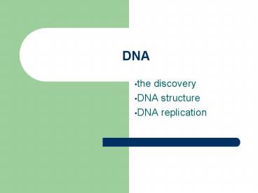 DNA presentation | free to view