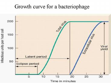 Growth curve for a bacteriophage presentation | free to view