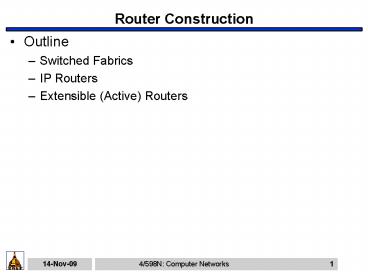 PPT – Router Construction PowerPoint presentation | free to view - id ...