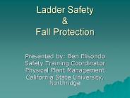 PPT – Ladder Safety PowerPoint presentation | free to download - id ...