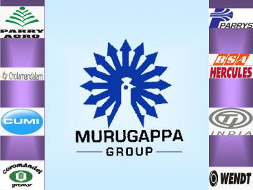 PPT – JOURNEY OF THE MURUGAPPA GROUP PowerPoint presentation | free to ...
