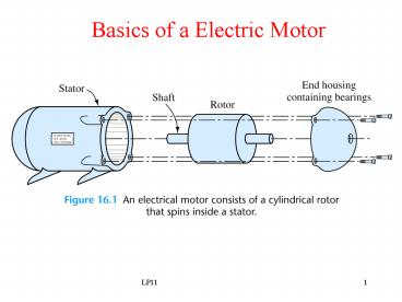 Basics of a Electric Motor presentation | free to view