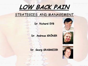 PPT – LOW BACK PAIN PowerPoint presentation | free to view - id: 1aaf6b ...