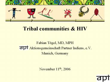 Tribal communities presentation | free to view