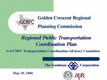 Golden Crescent Regional presentation | free to view