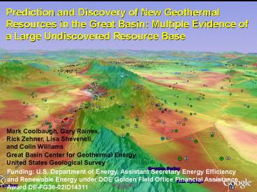 PPT – GRC 2003: Great Basin Geothermal GIS PowerPoint presentation ...