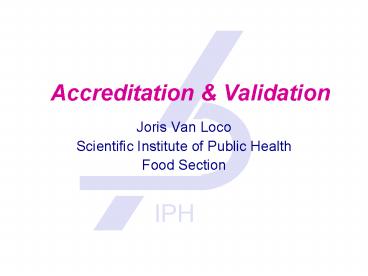 Accreditation presentation | free to view