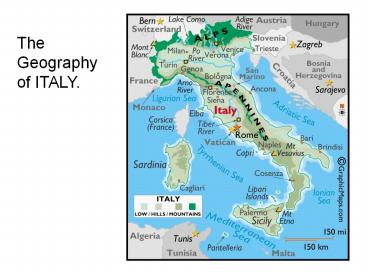 The Geography of ITALY. presentation | free to download