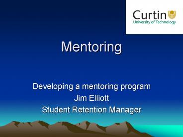 Mentoring presentation | free to view