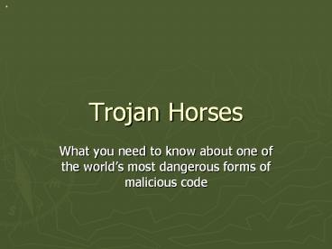 Trojan Horses presentation | free to download