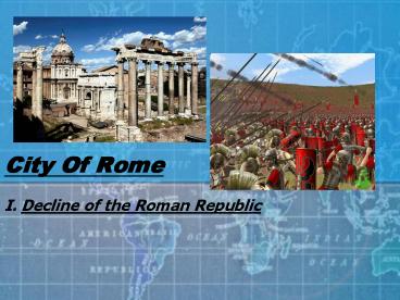 City Of Rome presentation | free to view