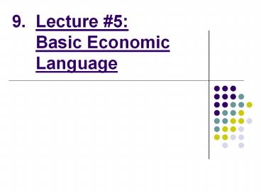 Lecture presentation | free to download