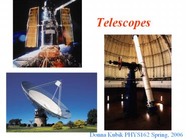 Telescopes presentation | free to download
