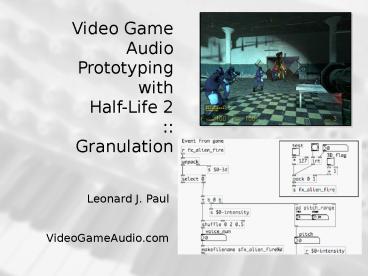 Video Game presentation | free to view