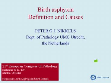 Birth asphyxia Definition and Causes presentation | free to view