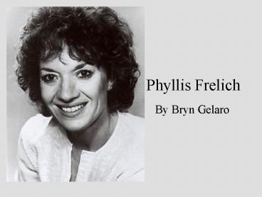 Phyllis Frelich presentation | free to view