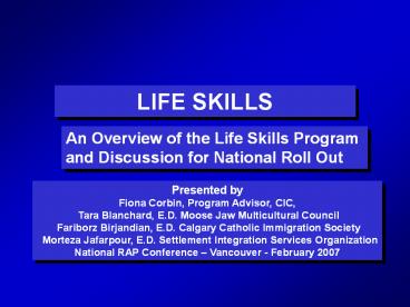 LIFE SKILLS presentation | free to download