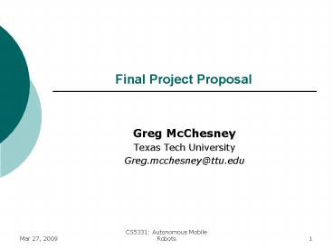 Final Project Proposal presentation | free to download