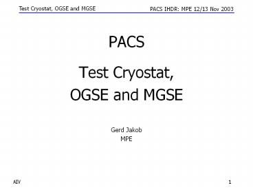 PPT – PACS PowerPoint presentation | free to view - id: 1fa37d-ZDc1Z