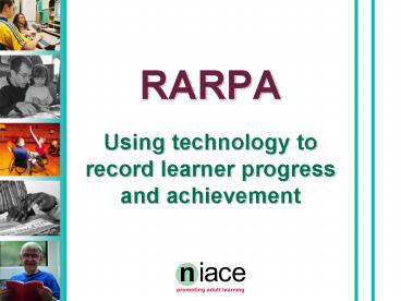 RARPA presentation | free to view
