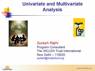 Univariate and Multivariate Analysis presentation | free to view