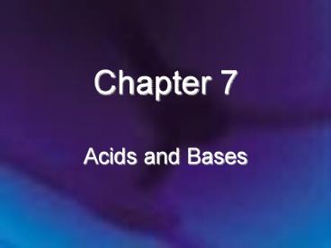 Acids and Bases presentation | free to download
