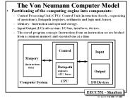 PPT – The Von Neumann Architecture PowerPoint presentation | free to ...