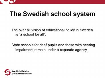 PPT – The Swedish school system PowerPoint presentation | free to view ...