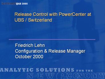 Informatica Presentation presentation | free to download