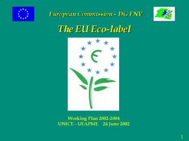 The EU Eco-label presentation | free to view