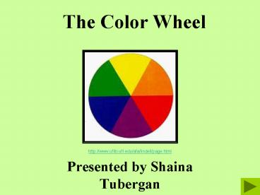 The Color Wheel presentation | free to view