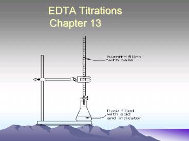 EDTA Titrations Chapter 13 presentation | free to view