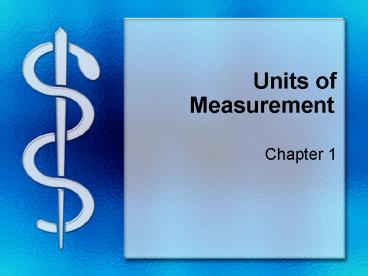 Units of Measurement presentation | free to view