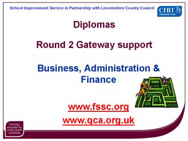 PPT – Diplomas Round 2 Gateway support PowerPoint presentation | free ...