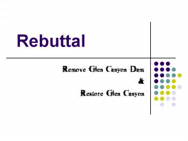 Rebuttal presentation | free to view