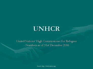 PPT – UNHCR PowerPoint presentation | free to view - id: 1eb8c9-ZDc1Z