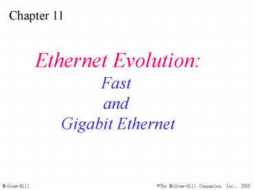 Ethernet Evolution: presentation | free to download