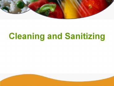 Cleaning and Sanitizing presentation | free to download