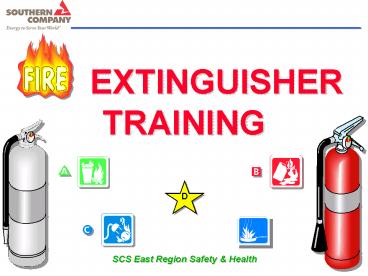 PPT – EXTINGUISHER PowerPoint presentation | free to view - id: 1cb30a ...