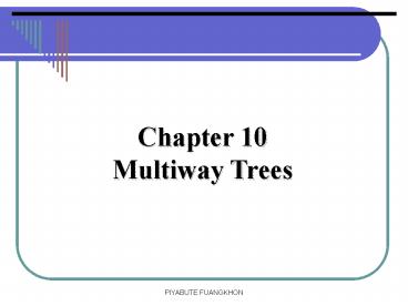 Multiway Trees presentation | free to view