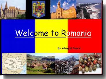 Welcome to Romania presentation | free to view