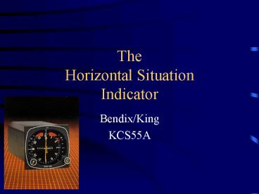 The Horizontal Situation Indicator presentation | free to view