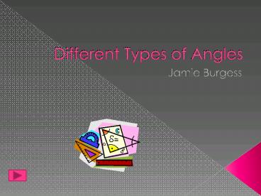 Different Types of Angles presentation | free to view