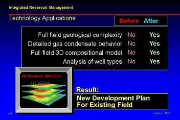Integrated Reservoir Management presentation | free to view