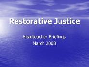 PPT – RESTORATIVE JUSTICE PowerPoint presentation | free to download - id: 509de9-N2EyN