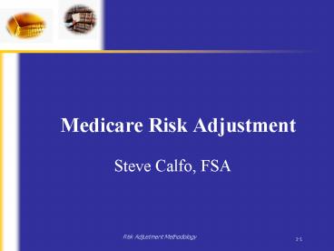 Medicare Risk Adjustment presentation | free to download