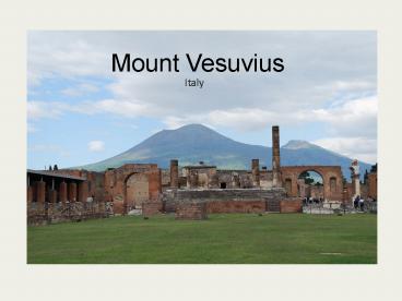 Mount Vesuvius presentation | free to view