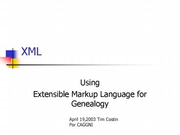 XML presentation | free to view
